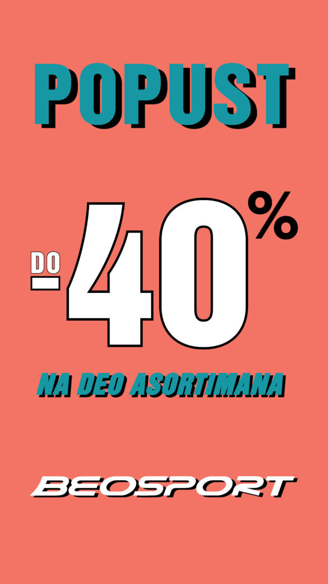 Beosport - popusti do 40% na deo asortimana - BEO Shopping Center